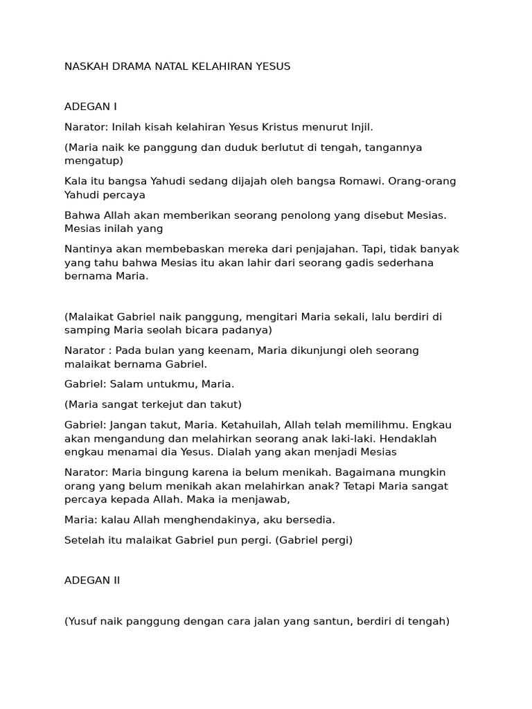 Naskah Fragmen Kelahiran Tuhan Yesus | PDF