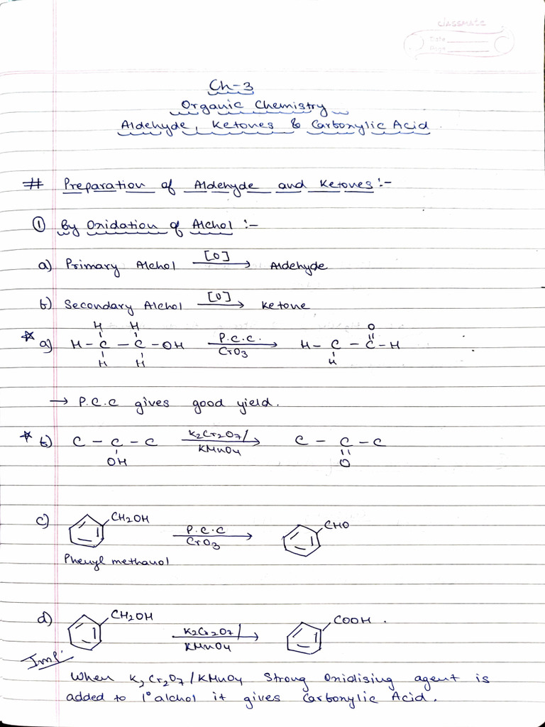 Ch-8 Aldehydes, Ketones, Carboxylic Acids | PDF