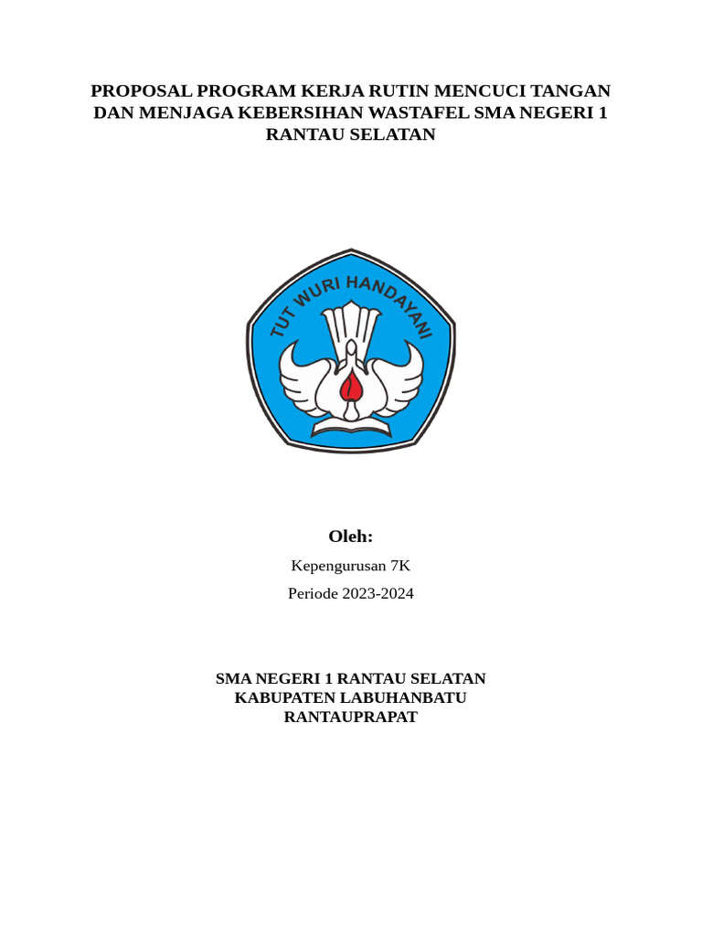 Proker Menjaga Kebersihan Wastafel | PDF