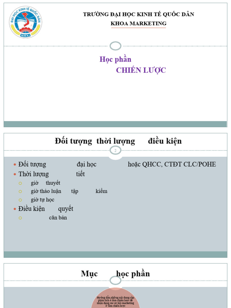 Gioi Thieu Hoc Phan | PDF