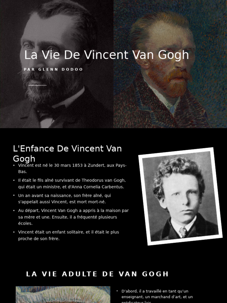 Van Gogh Presentation | PDF | Vincent Van Gogh | Arts plastiques