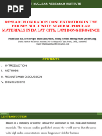 Calgary Radon Levels by Subdivision | PDF