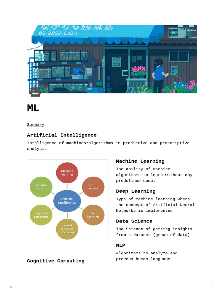ML Fundamentals by Bitspace | PDF | Machine Learning | Artificial Neural Network