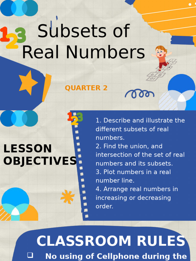Subset of Real Number | PDF | Numbers | Rational Number