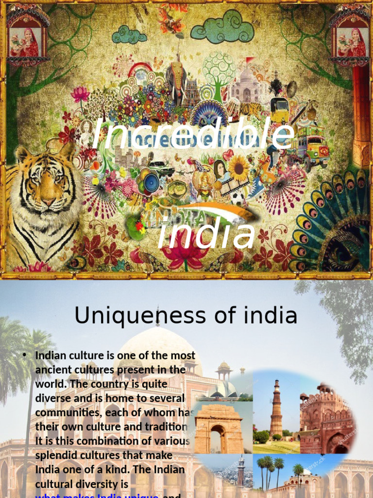 Incredible India: Culture and Tourism Insights | PDF | Travel