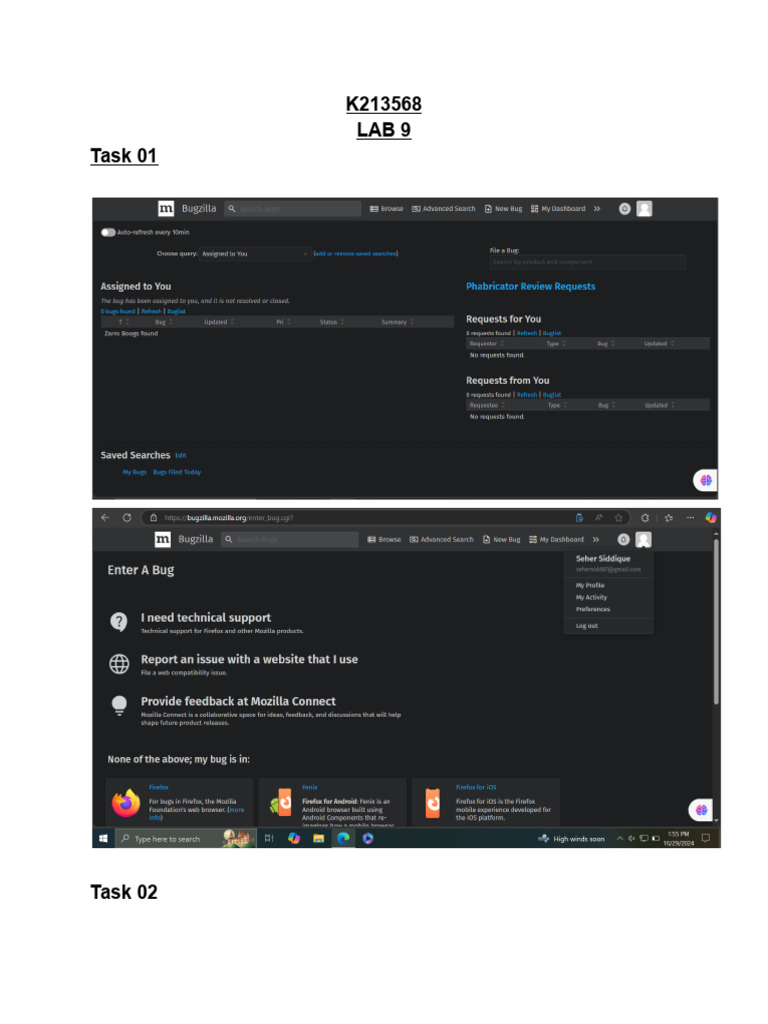 Lab 9(K213568) | PDF