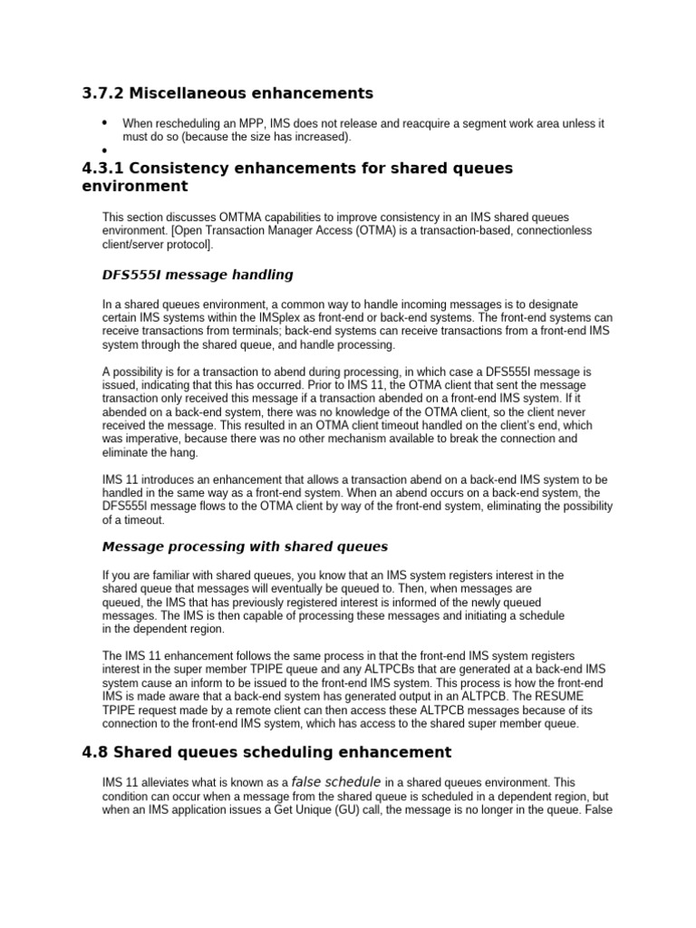 IMS_Scheduling | PDF | Scheduling (Computing) | Databases