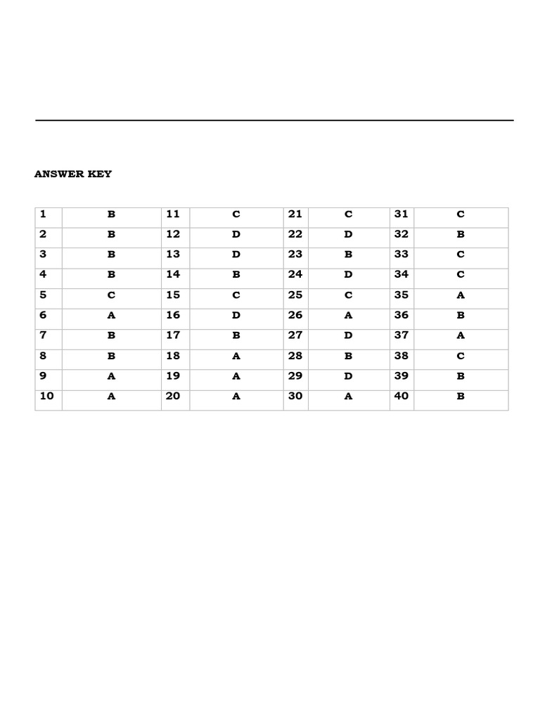 Answer Key Q1 Science 7 | PDF