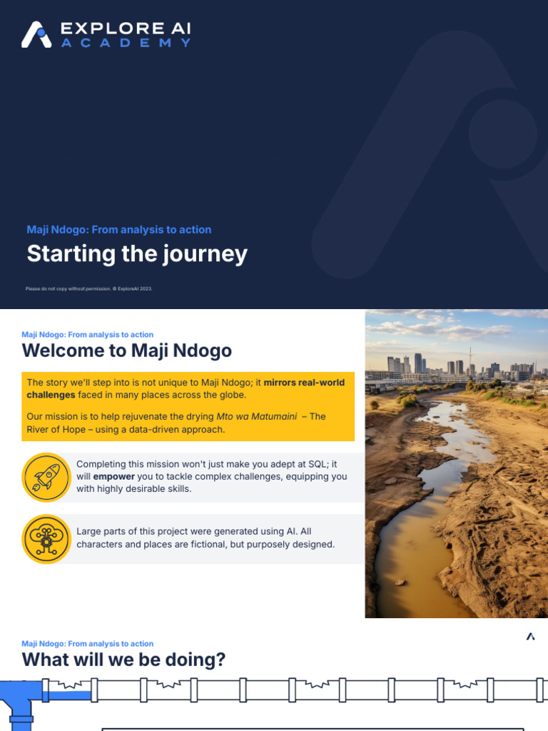 Starting the journey (DA) [Slides] | PDF | Databases | My Sql