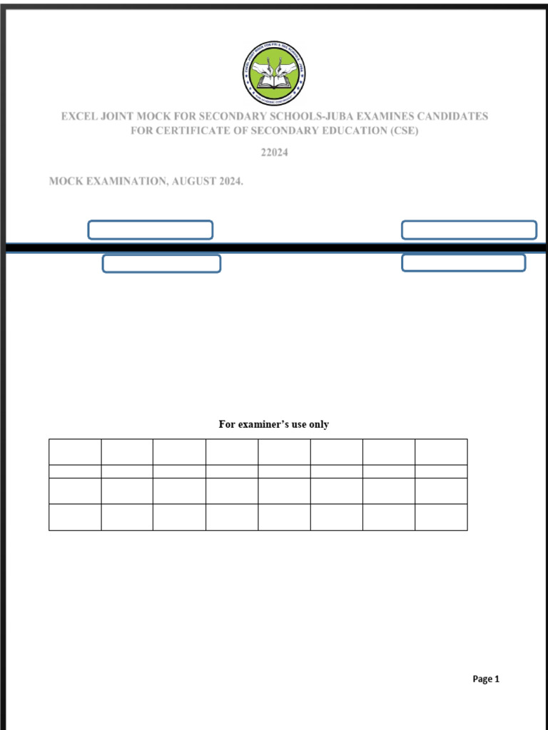 Juba 2024 Additional Maths Mock Exam | PDF | Circle | Differential Geometry