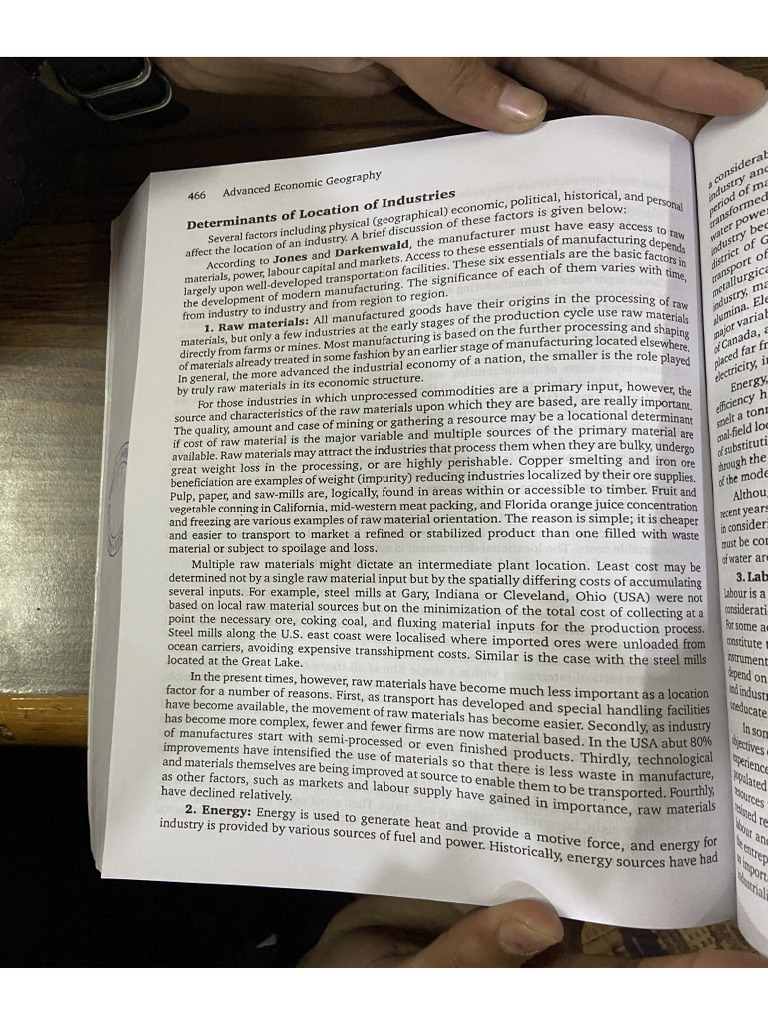 Location of Industries and Theories | PDF