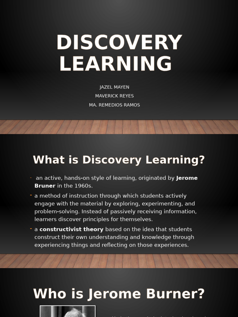 DISCOVERY LEARNING Team 2 | PDF | Learning | Cognition