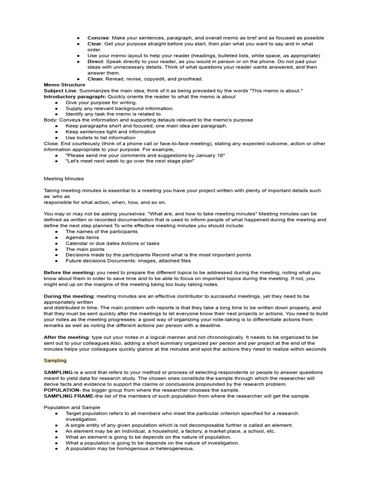 EAPP-handouts, Types of Report (Part 5) | PDF | Sampling (Statistics ...