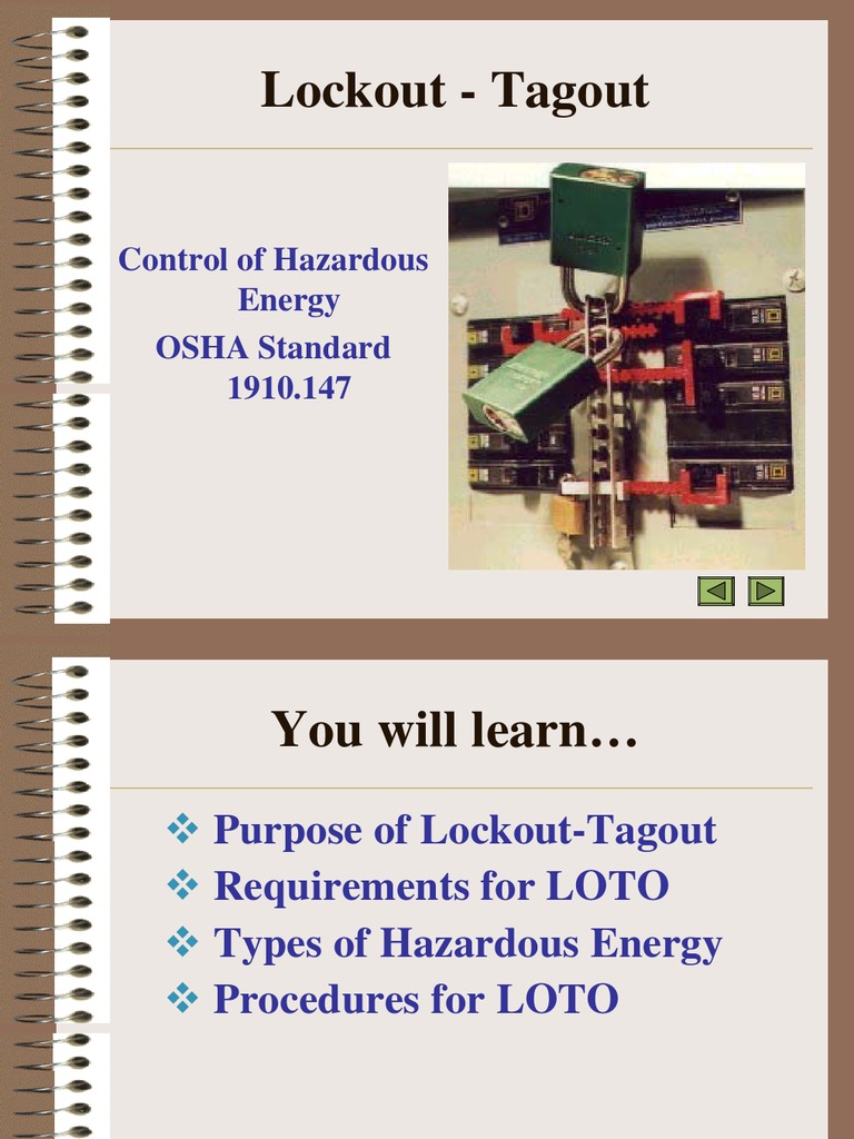 Loto Procedure | Mechanical Engineering | Technology