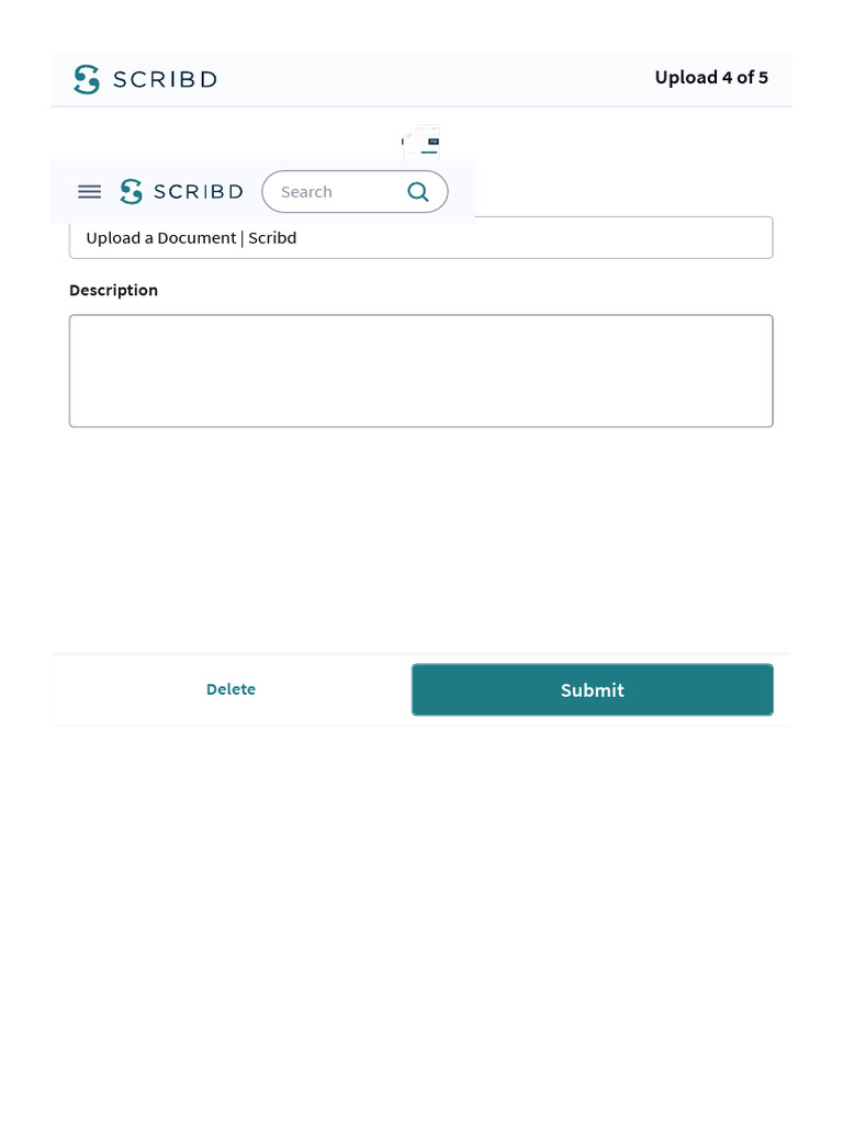 Upload A Document - Scribd | PDF