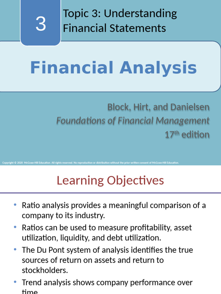 Topic 3 - Understanding Financial Statements - BLOCK - FFM - 17e ...