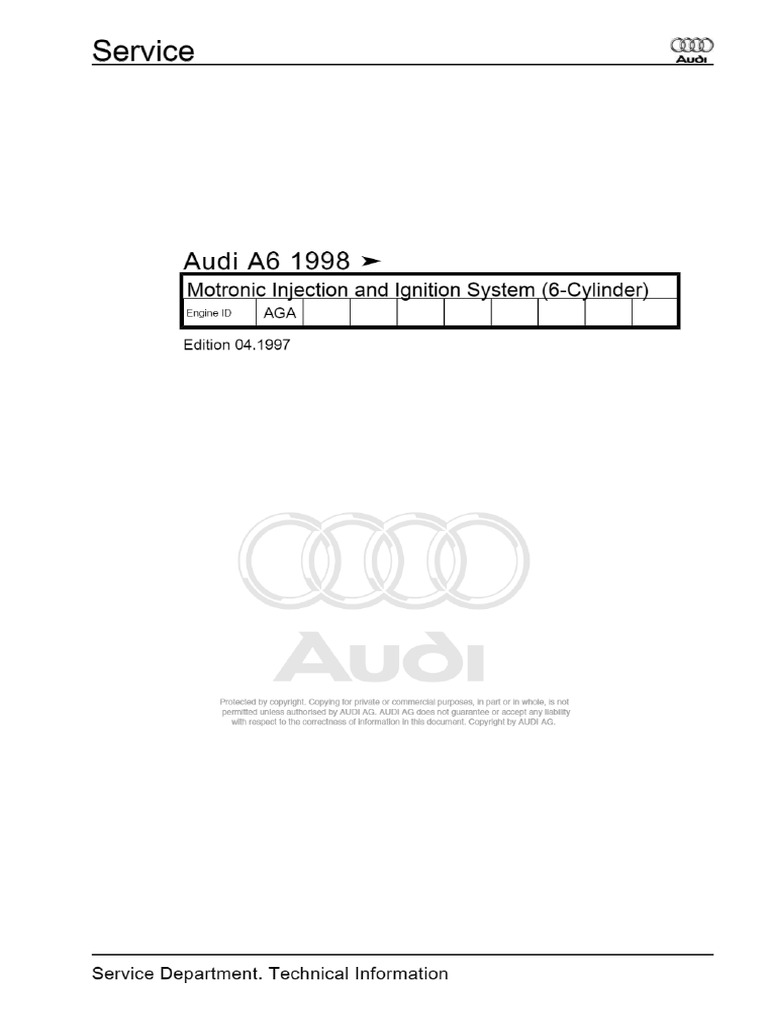 Audi AGA - Fuel System and Ignition | PDF