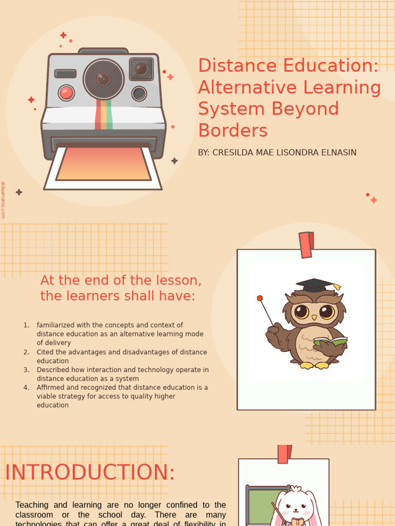 Distance Education: Advantages and Insights | PDF | Distance Education ...