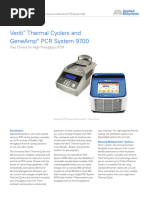 Veritipro Thermal Cycler Spec Sheet | PDF