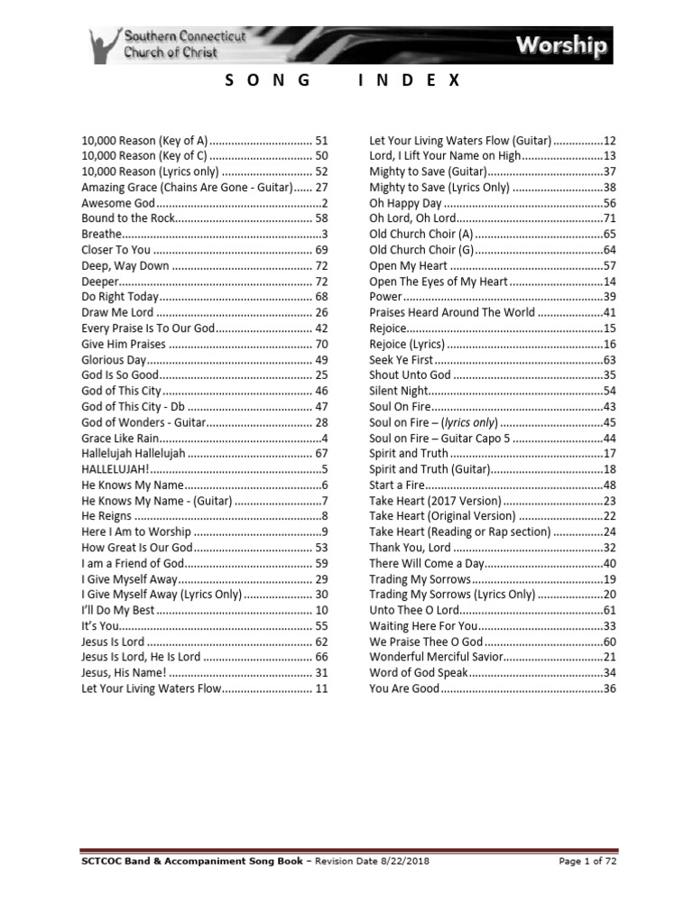 Band-Song-Book | PDF | Song Structure | Glory (Religion)