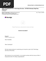 Step by Step Guide To Download Signed Offer Letter | PDF