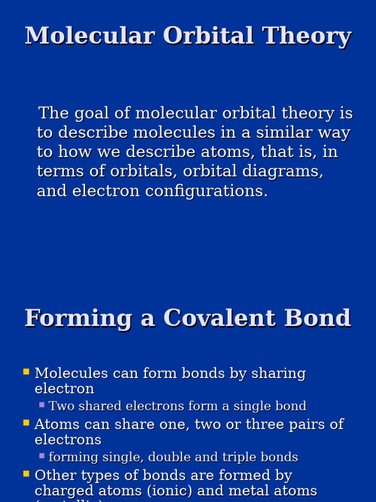 Basic Inorganic | PDF | Molecular Orbital | Chemical Bond