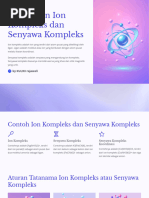Jenis dan Contoh Senyawa Ligan | PDF