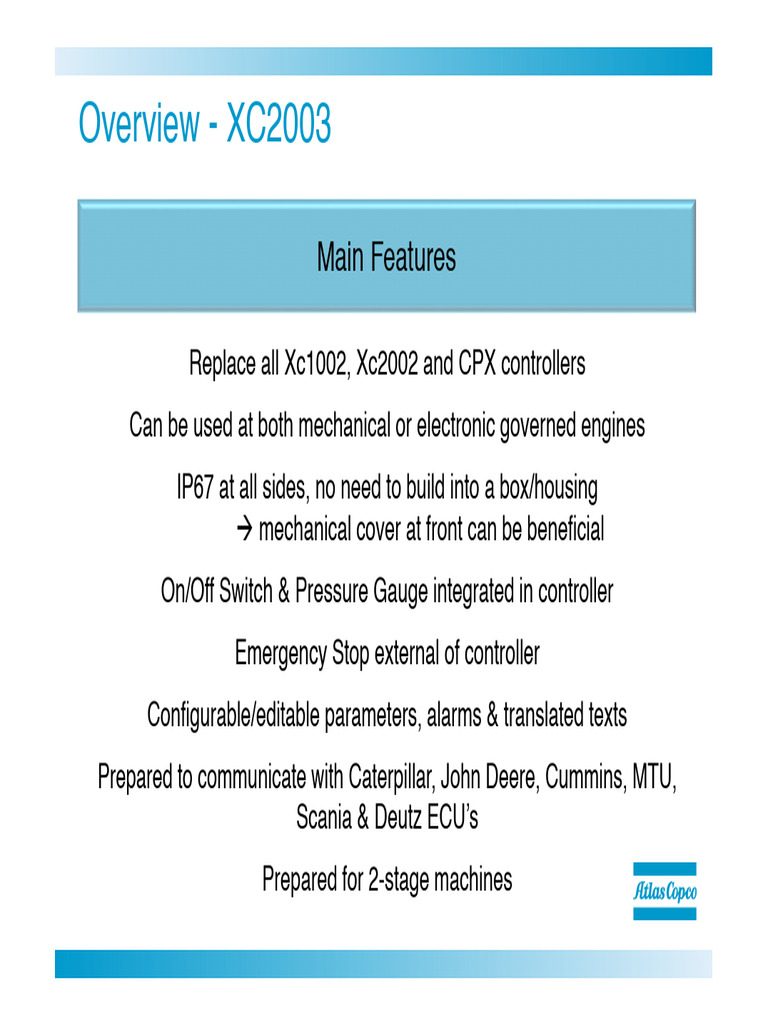 Main Features-XC2003 | PDF