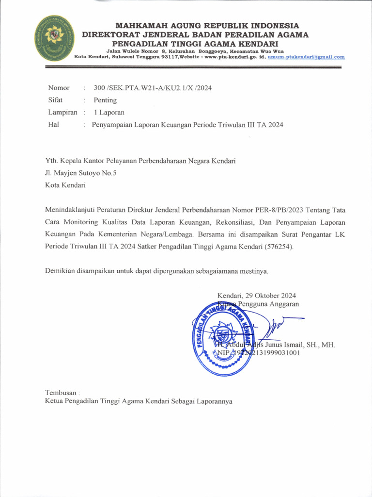 LK Satker 09 2024 576254 | PDF