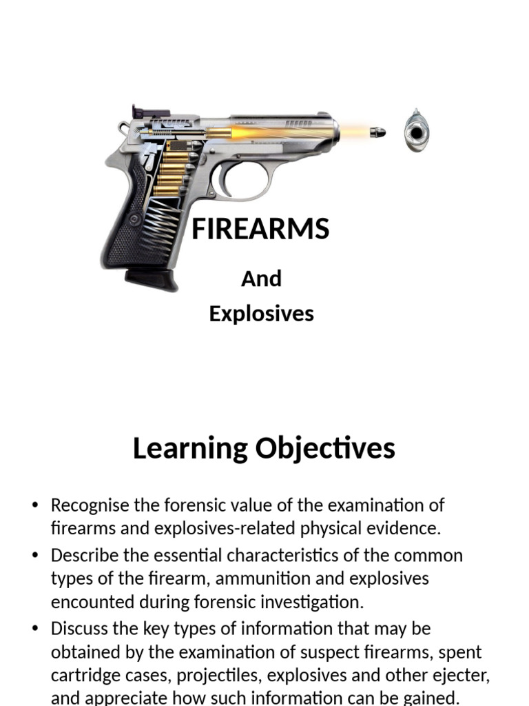 Firearms and Explosives | PDF | Firearms | Gun Barrel