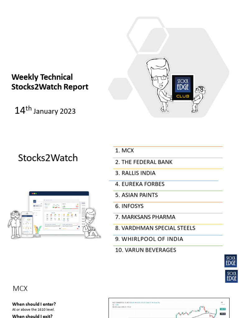 Weekly Stock Picks for January 2023 | PDF | Stocks | Financial Markets