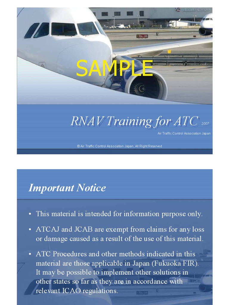 RNAV Training For ATC 2007 | PDF | Air Traffic Control | Spaceflight ...
