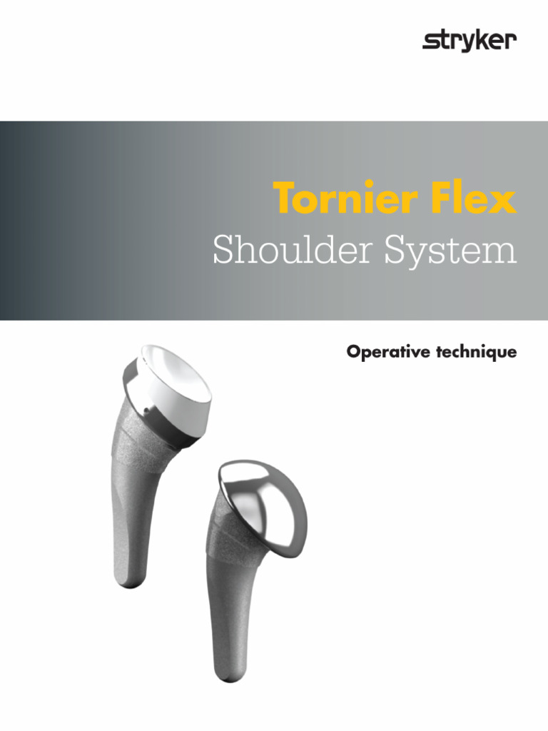 Tornier Flex Shoulder System Operative Technique | PDF | Shoulder ...