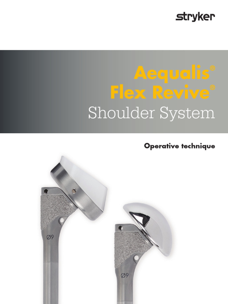 Aequalis Flex Revive Operative Technique | PDF | Shoulder | Anatomical Terms Of Motion