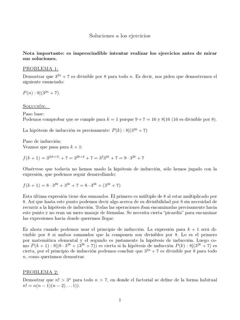 Ejercicios Resueltos Matematica Discreta | PDF | Ecuaciones | Matemática Elemental
