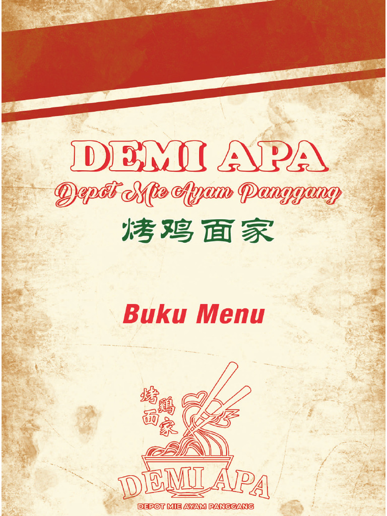 Menu Demi Apa Kediri | PDF