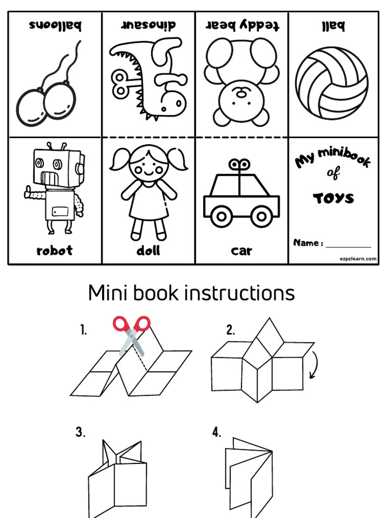 Toys Mini Coloring Book | PDF