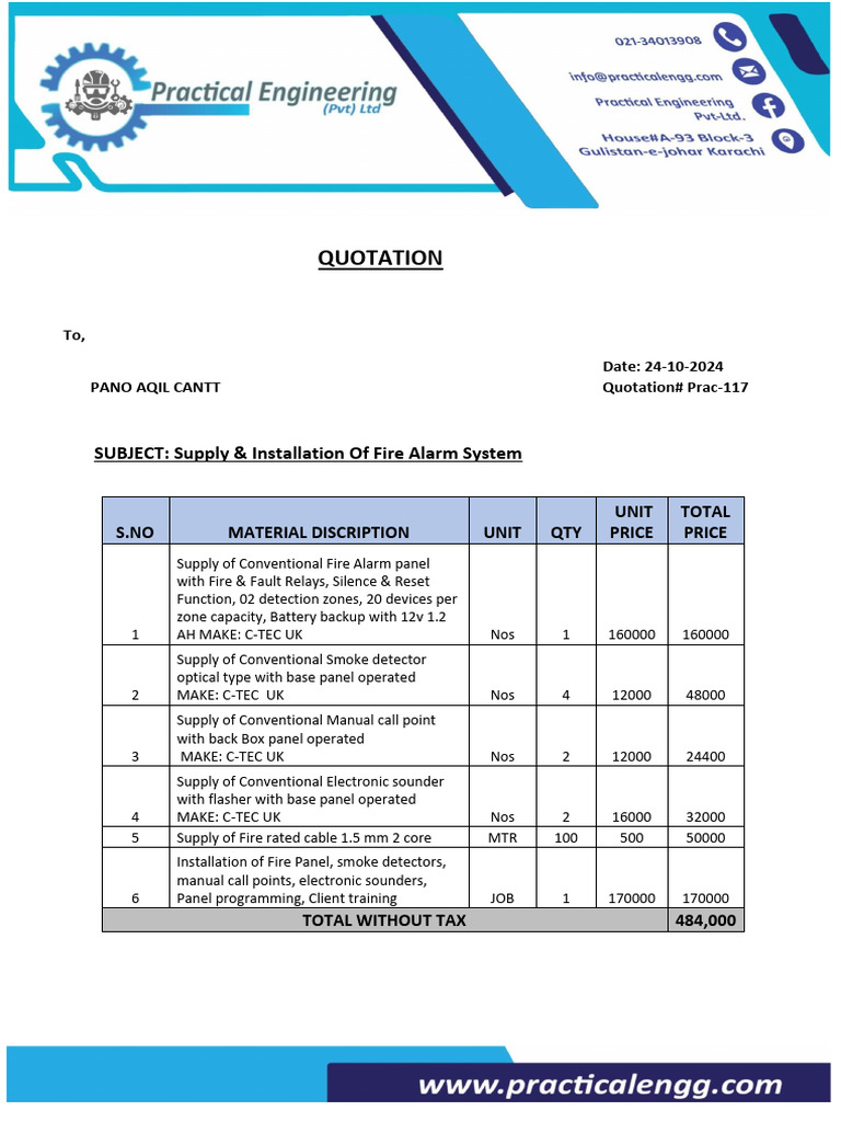 Pano Aqil Fire Alarm | PDF | Technology & Engineering
