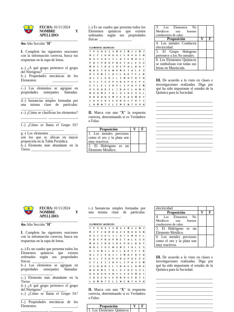 Elementos Quimicos | PDF | Elementos químicos | Rieles