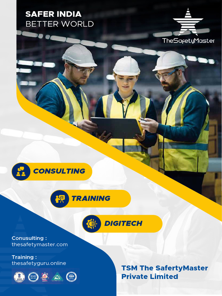 Safety Consulting Brochure | PDF | Occupational Safety And Health | Safety