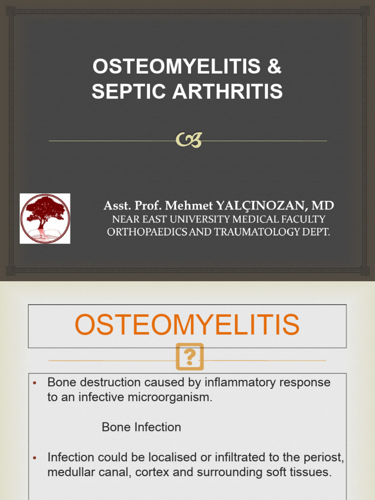 2-Osteomyelitis and Septic Arthritis-2 | PDF | Arthritis | Causes Of Death