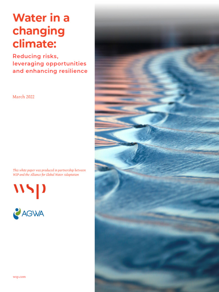 AGWA Water in A Changing Climate - White Paper - WSP USA | PDF | Climate Resilience | Risk