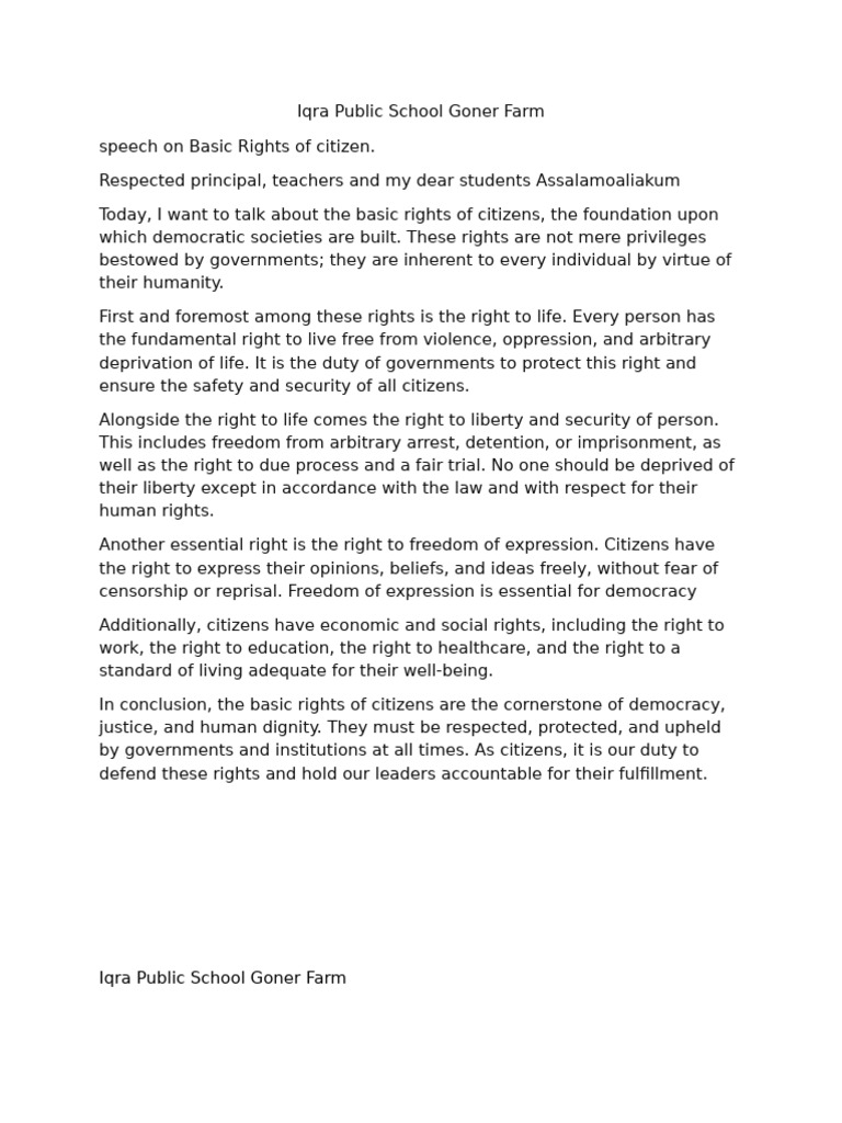 Speech 2024 | PDF | Climate Change | Deforestation