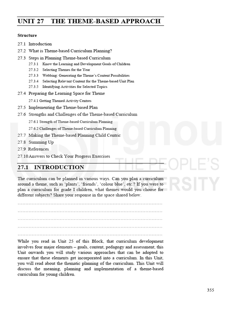 Unit-27 | PDF | Curriculum | Learning