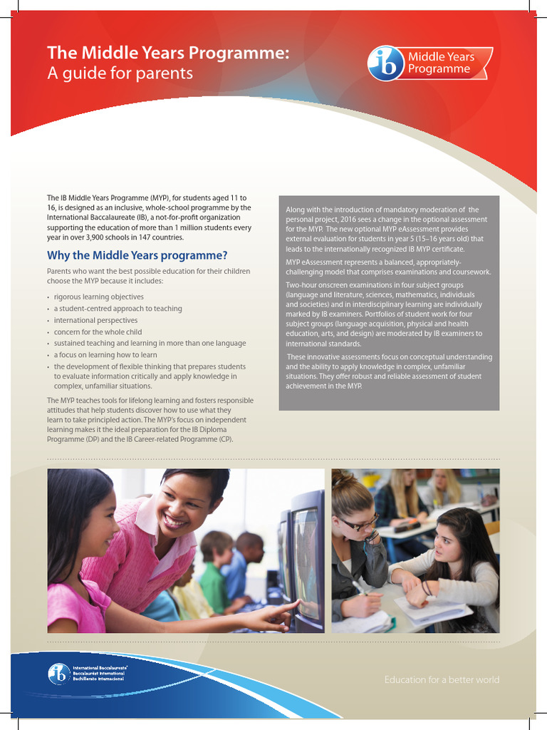 MYP Guide for Parents: Key Benefits | PDF | Learning | Cognitive Science