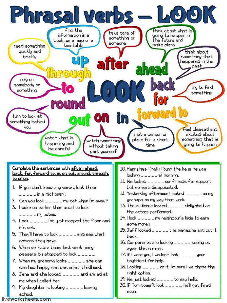 Phrasal Verbs - Look | PDF