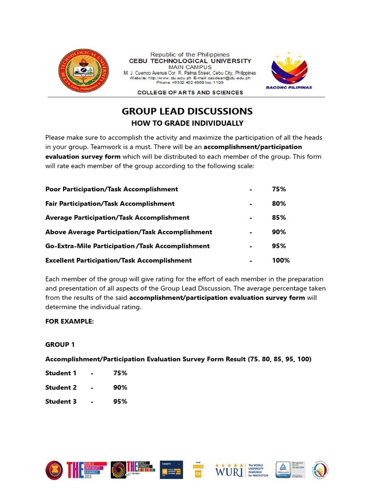 Group Lead Evaluation Guide | PDF | Career & Growth | Teaching Methods ...