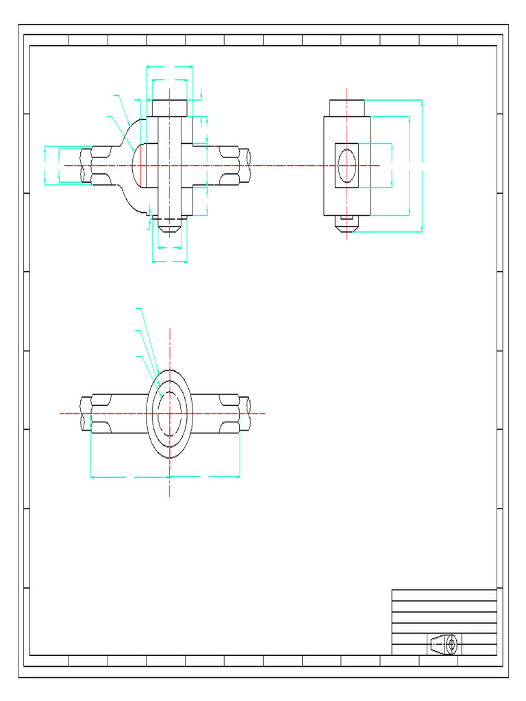 Technical Drawing with Dimensions | PDF