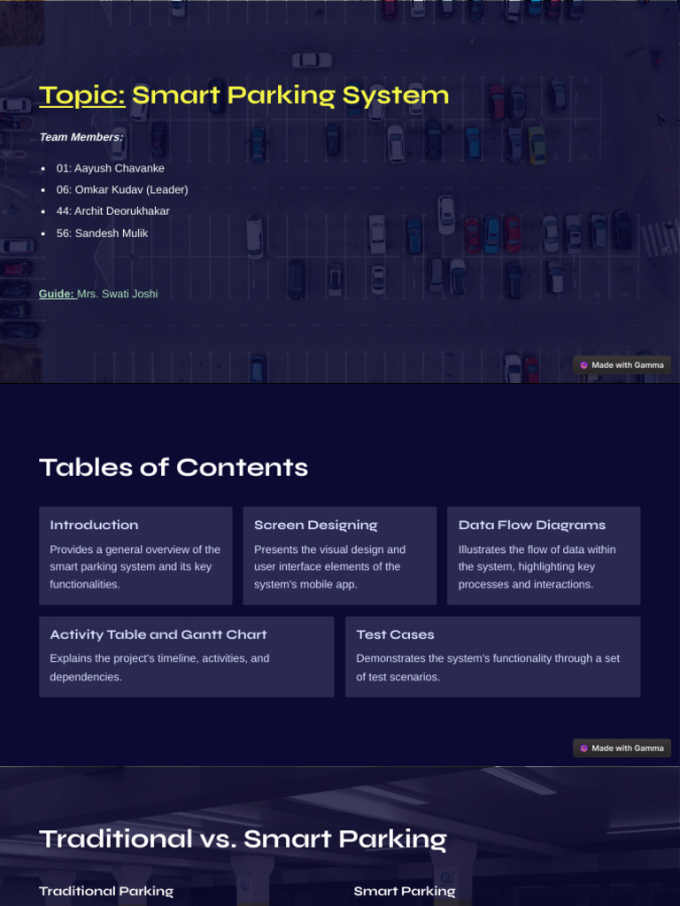 T Opic Smart Parking System | PDF | Parking | Computing