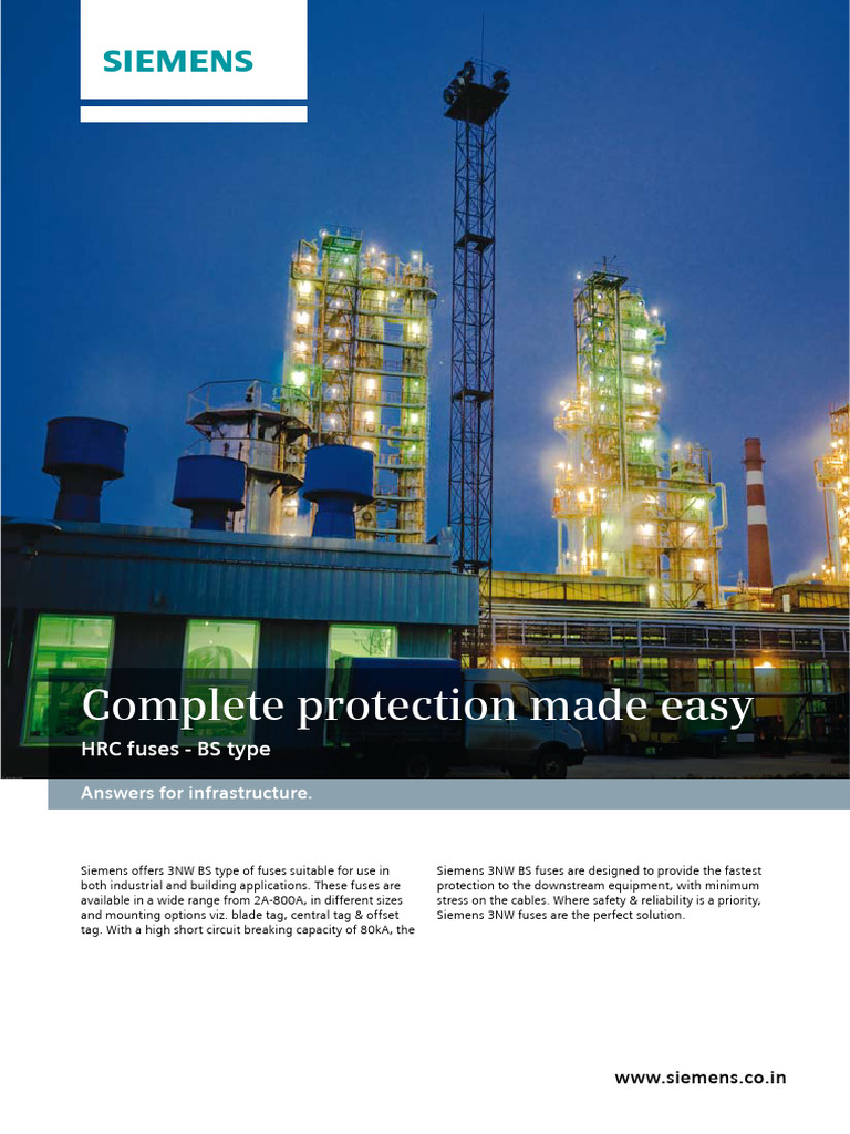 hrc-fuse-bs-type-catalogue | PDF | Fuse (Electrical) | Electrical ...